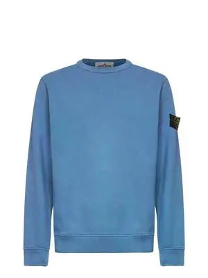 Stone Island Ribbed Crewneck Sweatshirt - Blue