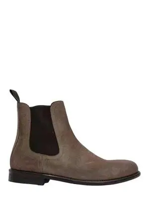 SOMMET Elastic-panel Boots - Brown