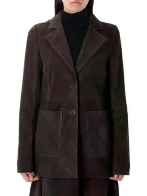 RÓHE Suede Single-Breasted Blazer