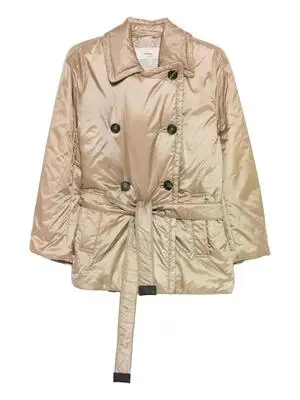 Max Mara Calla Belted Double-breasted Jacket - Neutrals