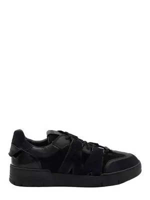 Moschino Lace-up Sneakers - Black