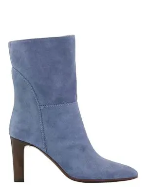GIUSEPPE ZANOTTI Viviana 90mm Suede Boots - Blue