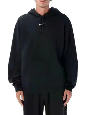 Nike Swoosh-logo Hoodie - Black