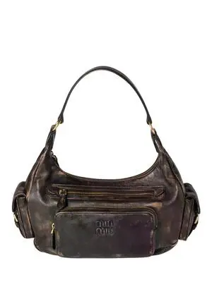 Miu Miu Pocket Shoulder Bag - Brown