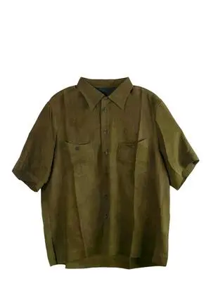 ZIGGY CHEN Double-pocket Short-sleeves Shirt - Green
