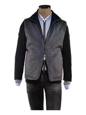 Kiton Reversible Cashmere Gilet - Grey