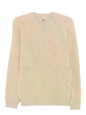 RAKKI Merino Wool Blend Virgil Sweater - Neutrals