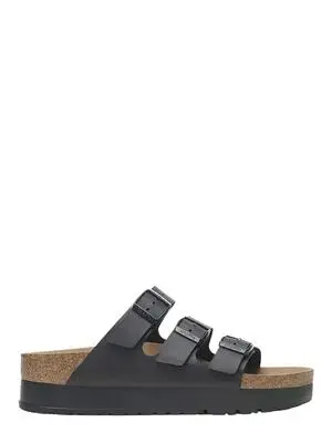 BIRKENSTOCK Florida Platform Sandals - Black