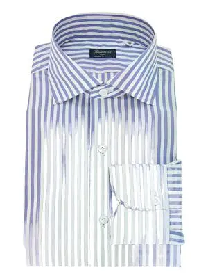FINAMORE 1925 Striped Shirt - Blue