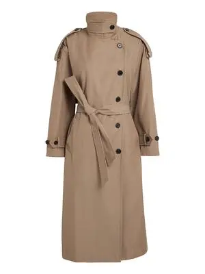 Citizens Of Humanity Twill Favi Trench Coat - Green