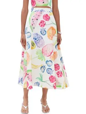 Rosie Assoulin A-line Skirt - Rainbow