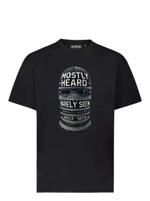 MOSTLY HEARD RARELY SEEN Ski Mask Cotton T-shirt - Black