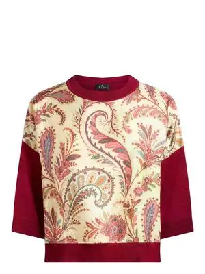 Etro Paisley-print T-shirt - Red