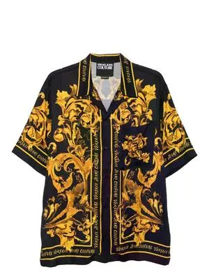 Versace Barocco-print Shirt - Black