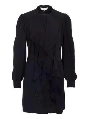 Chloé Ruffle-detail Blouse - Black