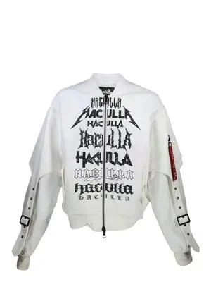 HACULLA. Graphic-print Bomber Jacket - White