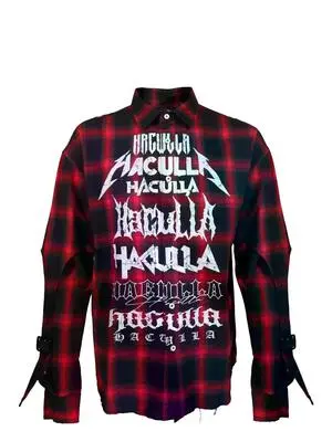 HACULLA. Plaid Shirt - Black