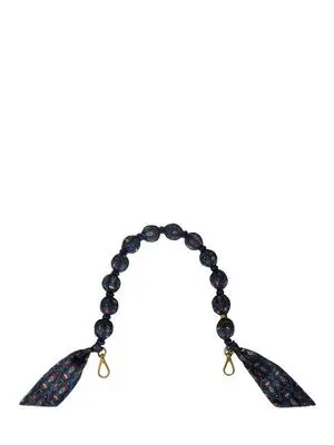 Etro Paisley-print Sphere Bag Chain - Blue