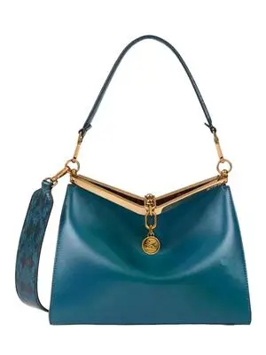 Etro Vela Leather Tote - Blue