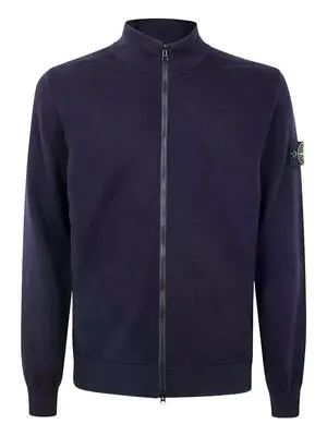 Stone Island Zip-front Cardigan - Blue
