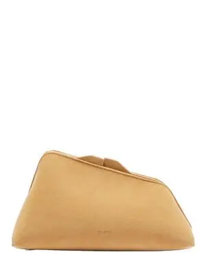 Attico 8.30 Pm Oversized Suede Clutch - Beige