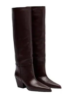 Paris Texas Jane 60 Leather Knee-high Boots - Brown