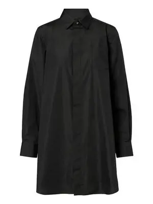Sacai Poplin Shirt Dress - Black