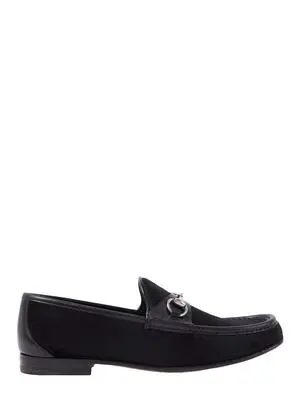 Gucci Horsebit Calf Hair Loafers - Black