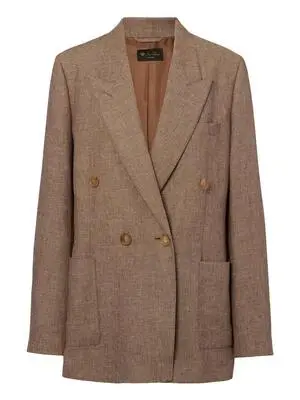 Loro Piana Linen Blazer - Brown