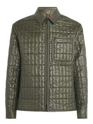 Moncler Quilted Madiere Overshirt - Green