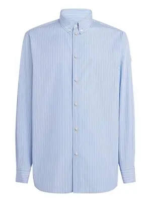 Moncler Cotton Stripe Shirt - Blue