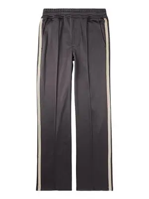 TOM FORD Straight-leg Webbing-trimmed Jersey Track Pants - Brown