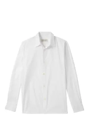 Officine Générale Cotton-poplin Shirt - White