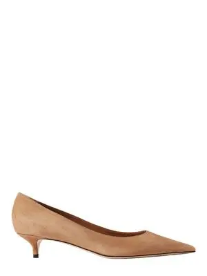 JIMMY CHOO Amelia 30 Suede Pumps - Brown