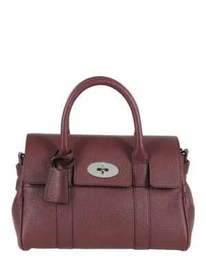 Mulberry Top Handle Bag With Turn Lock - Black