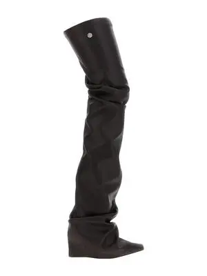Attico Robin Over-the-knee Boots - Brown