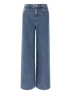 Theory High-waisted Wide-leg Jeans - Blue