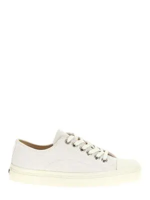 Moschino Canvas Sneakers - White