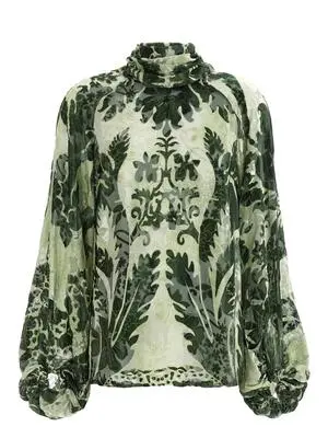 F.R.S FOR RESTLESS SLEEPERS Polimnia' Blouse - Green