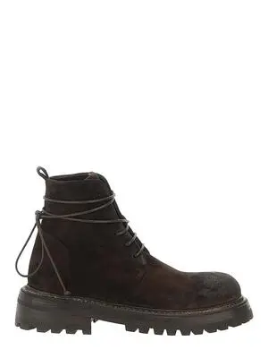 Marsèll Carrùcola Combat Boots - Brown