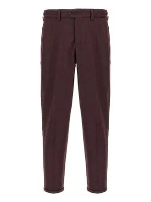 PT TORINO Cool Wool 'The Rebel' Pants Bordeaux