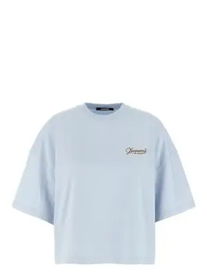 Jacquemus Le T-shirt Corto T-shirt - Light Blue