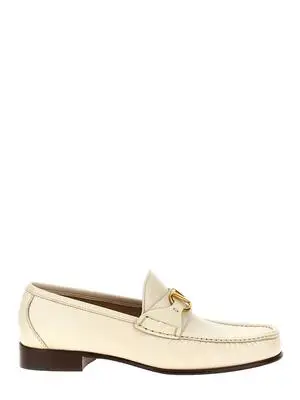 Valentino Garavani Vlogo Signature Loafers - White