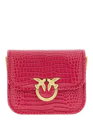 Pinko Love Bag Box Mini Shoulder Bag - Fuchsia