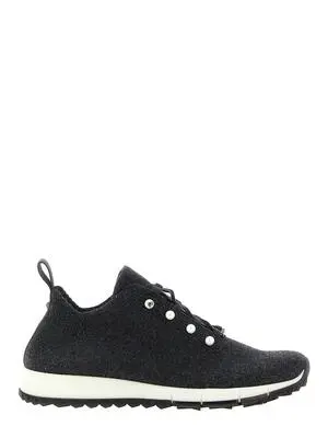 JIMMY CHOO Veles Knit Sock Sneakers - Black