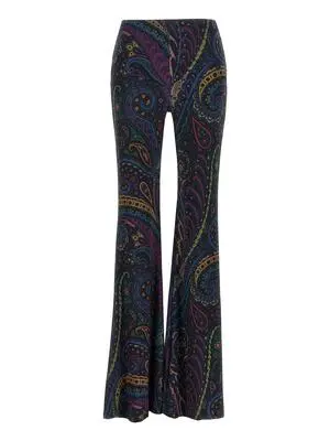 Etro Floral Chenille Trousers - Multicolor