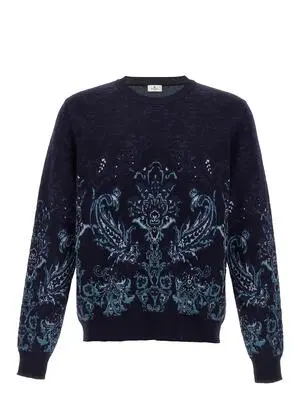 Etro Paisley Wool Sweater - Multicolor