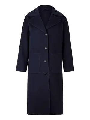 Bogner Wool Coat - Navy Blue