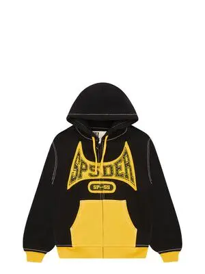 SP5DER T&f Zip Hoodie - Black
