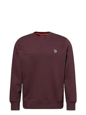 Paul Smith Regular-Fit Zebra Cotton-Jersey Sweatshirt Red